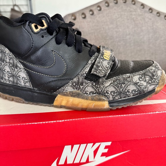 Nike | Shoes | Used Blackmoney Print Nike Air Trainer Mid Prm Qs Size ...
